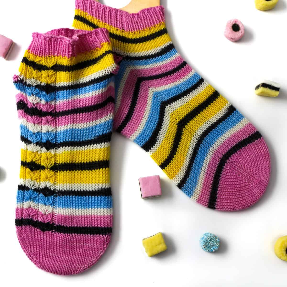 All Sorted Out | Socks | Knitting Patterns | rhyFlower Knits